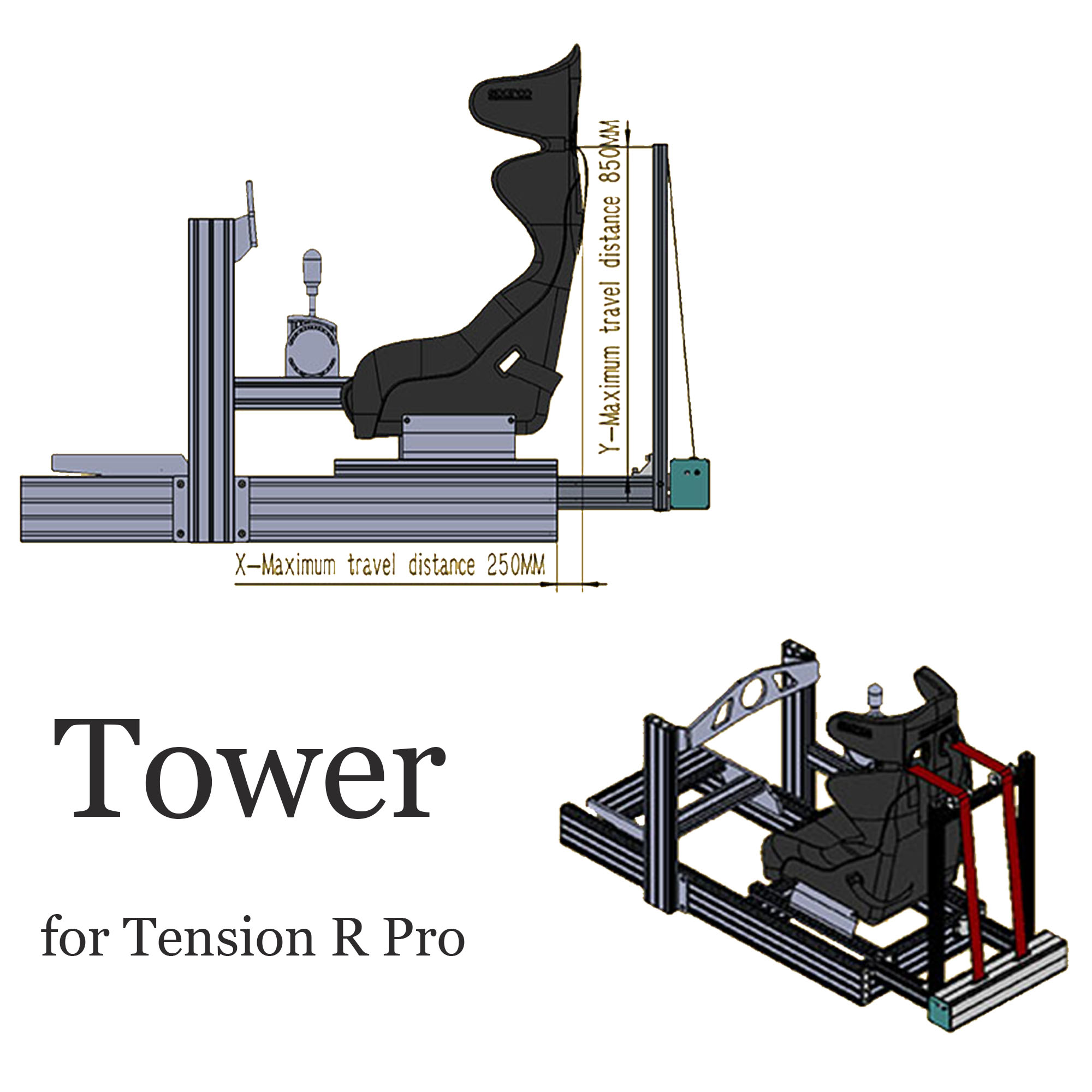 Belt Tension R Tower - PT Actuator